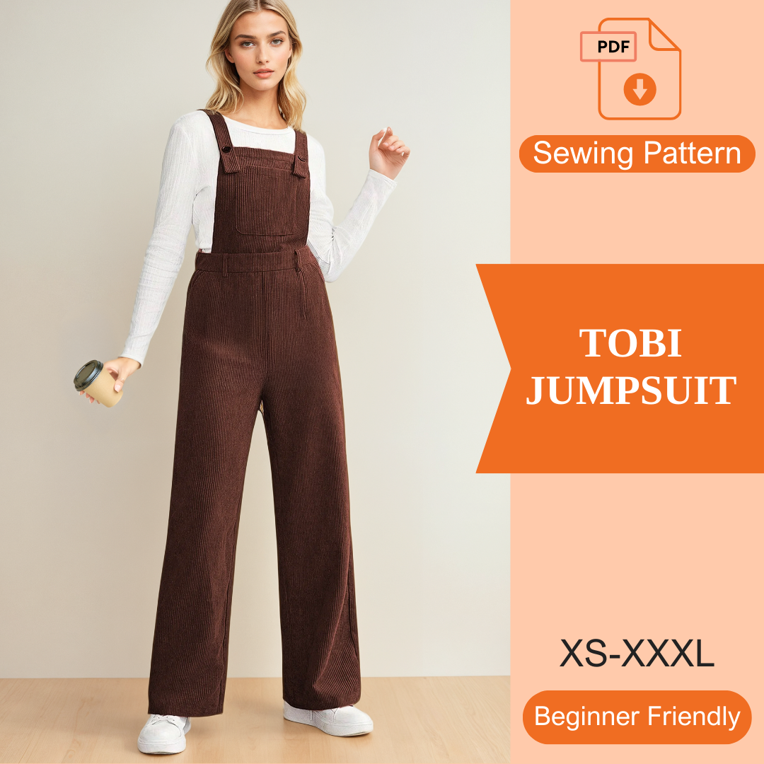 Tobi Jumpsuit PDF Sewing Pattern – Udosew