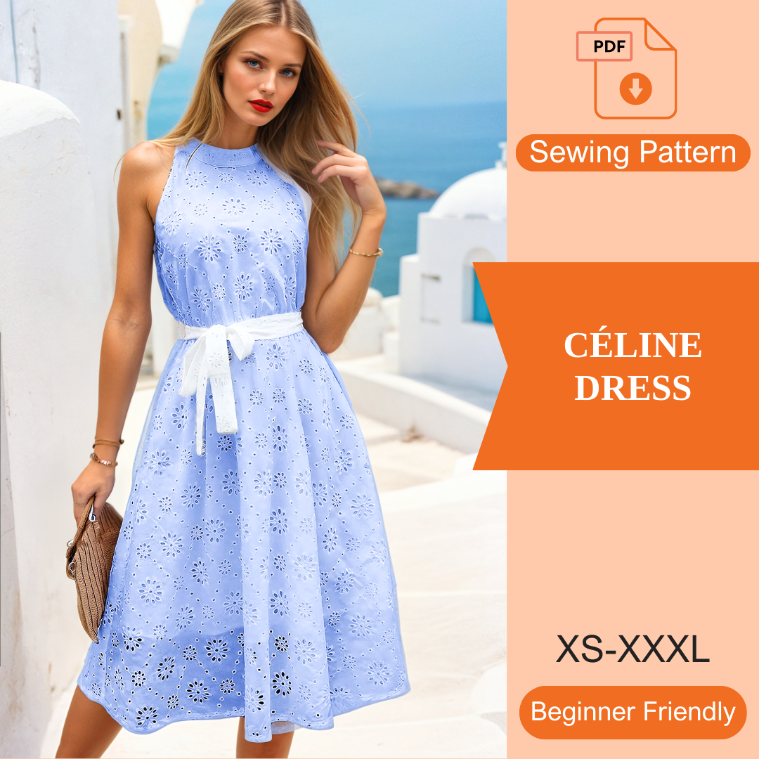 Céline Dress PDF Sewing Pattern – Udosew